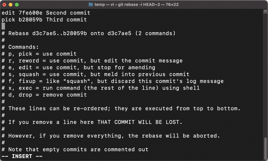 Commencis Thoughts - How to modify Git commits with interactive rebase